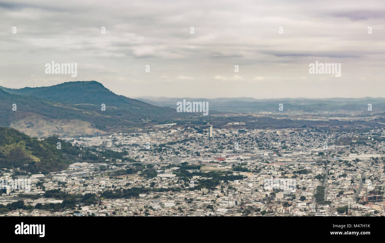 Aerial View of Outsides of Guayaquil city in Ecuador Stock Photo - Alamy