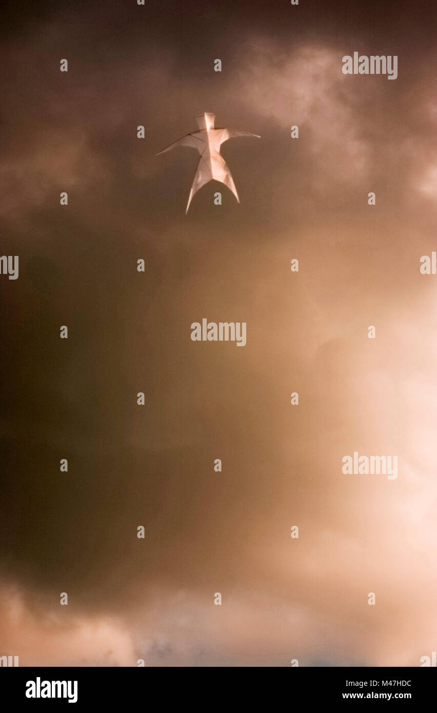 Kite in shape of human form Stock Photo - Alamy