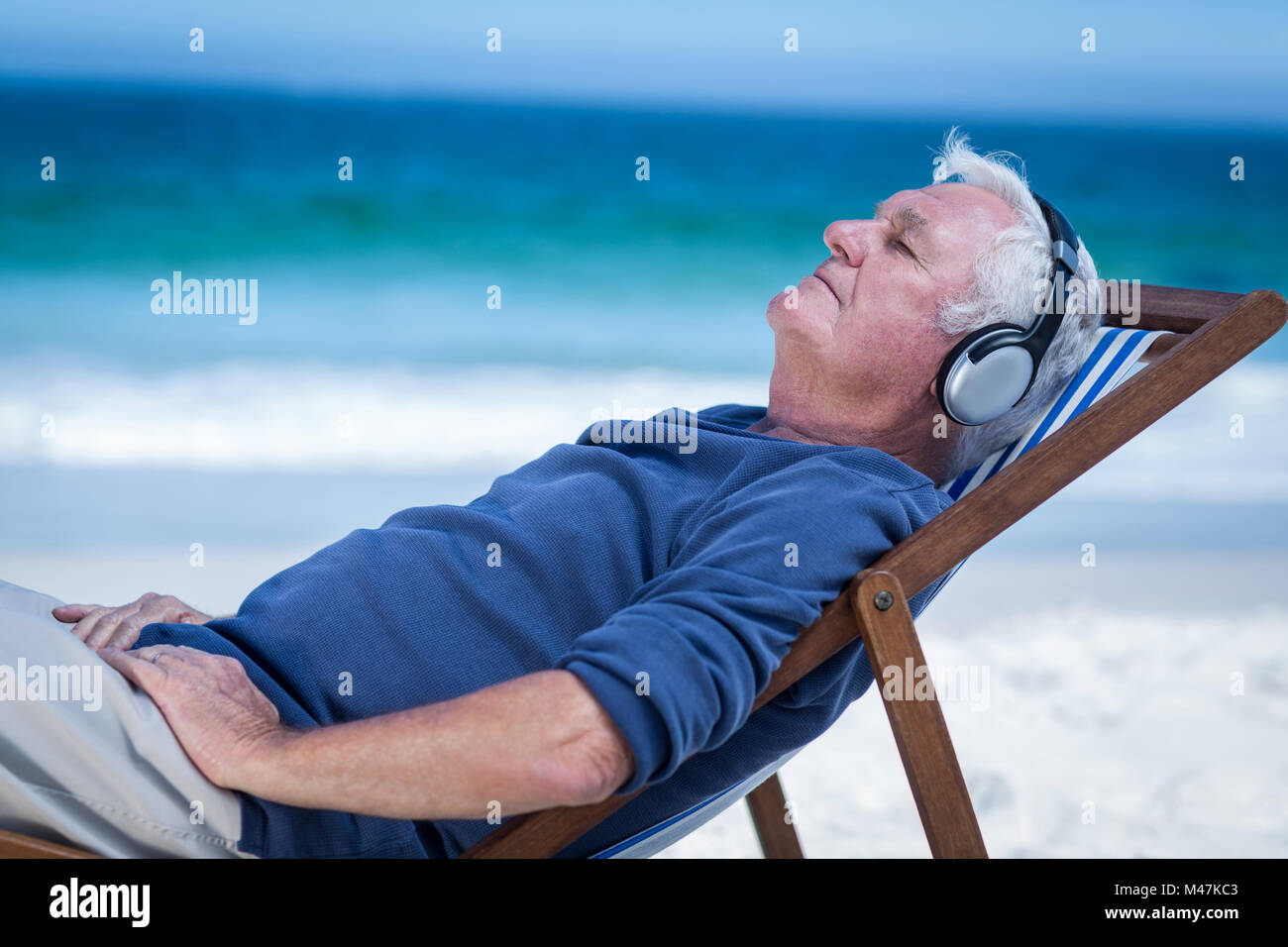 Resting chair mature hi-res stock photography and images - Alamy