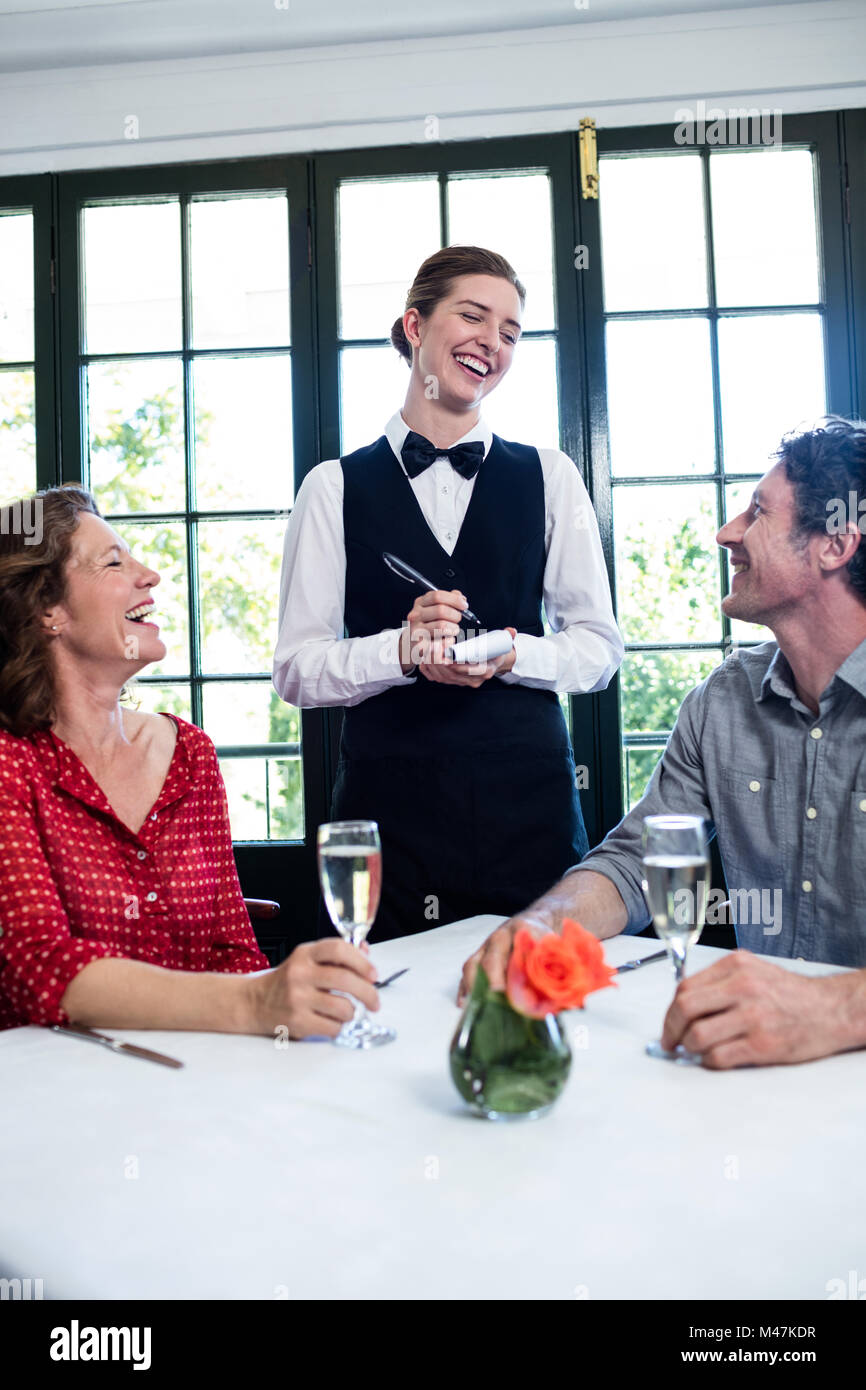 Laughing Waitress High Resolution Stock Photography and Images - Alamy