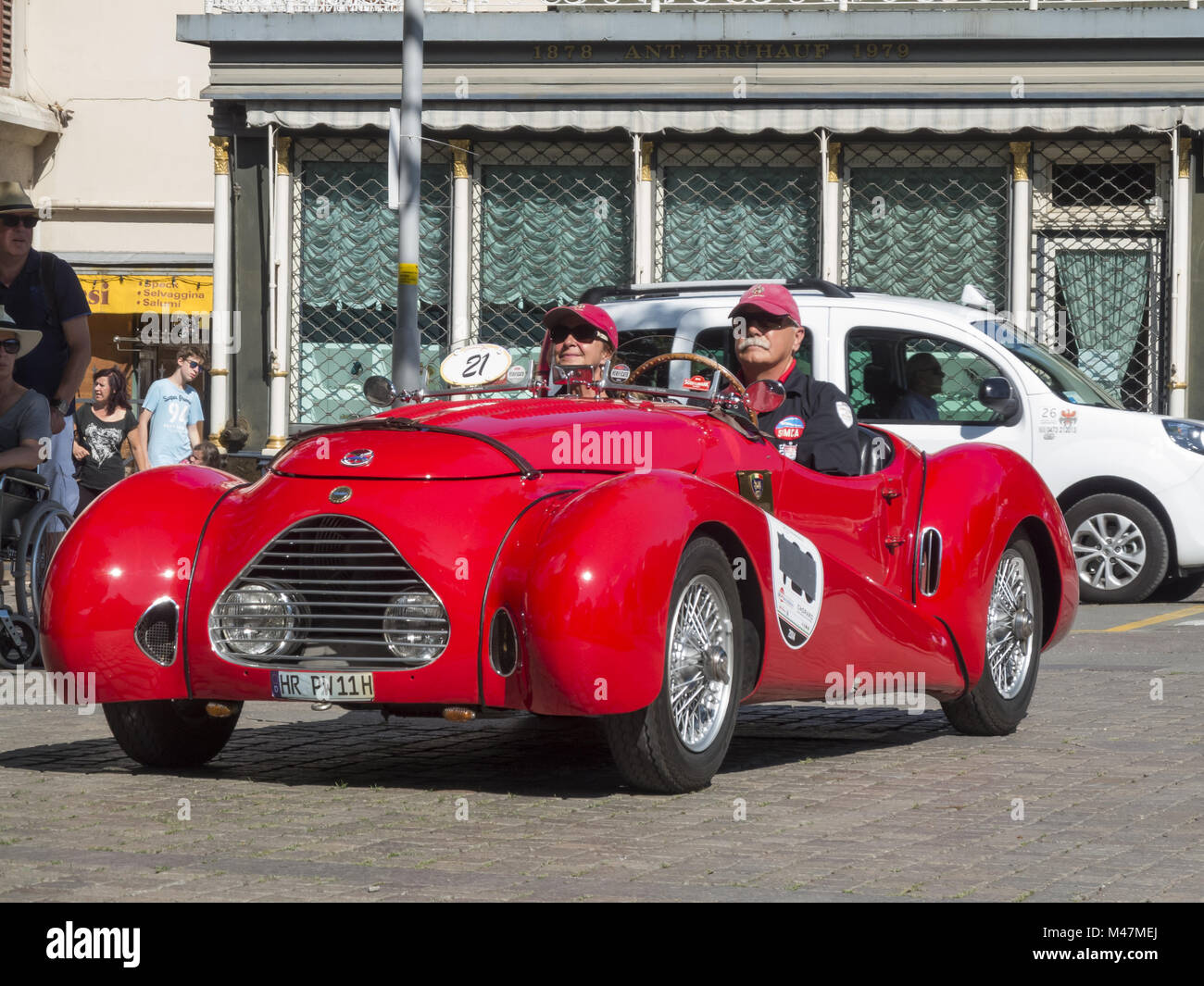 South tyrol classic cars 2015 Fiat Simca 508 C front side Stock Photo ...