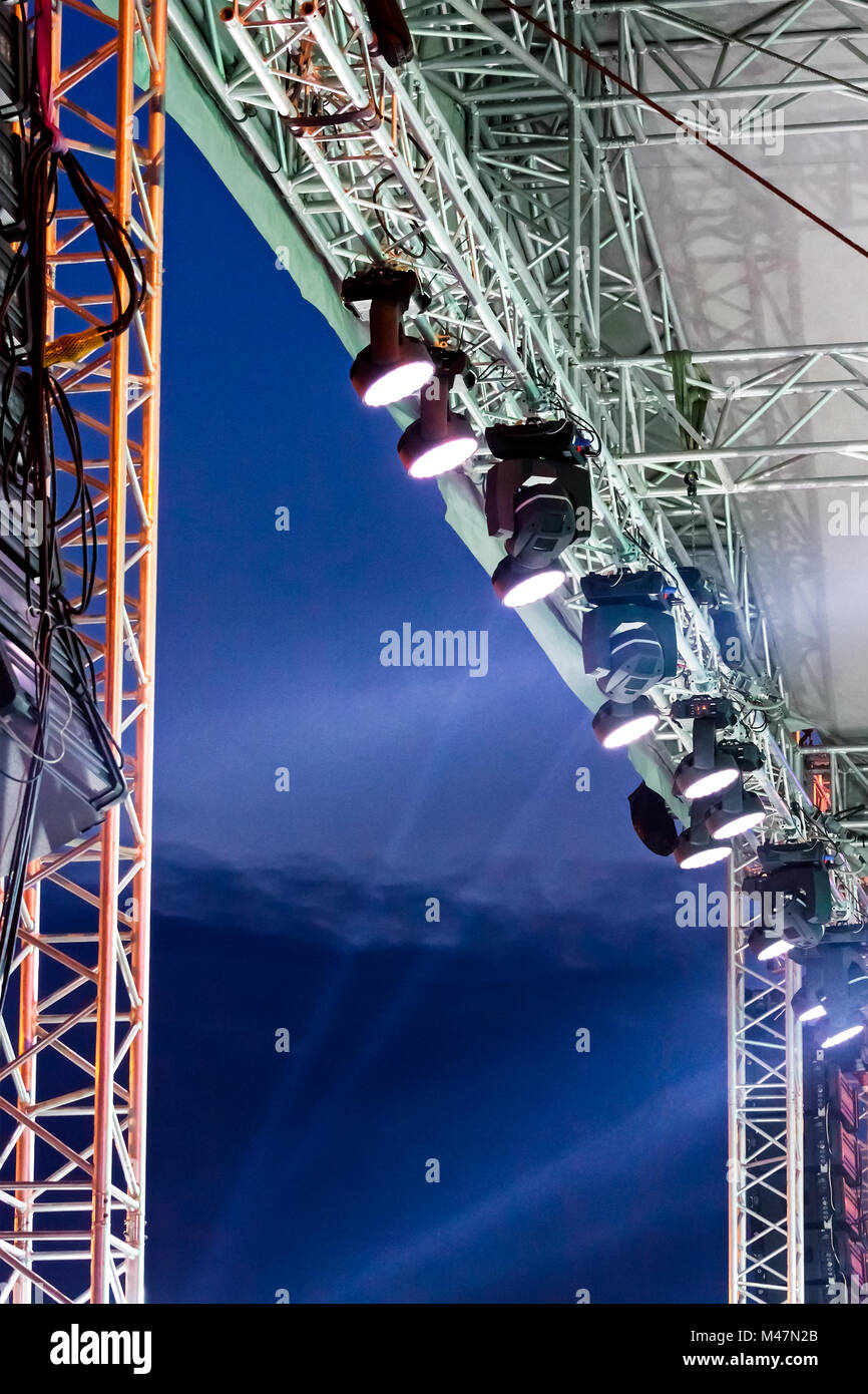 stage concert lights Stock Photo - Alamy