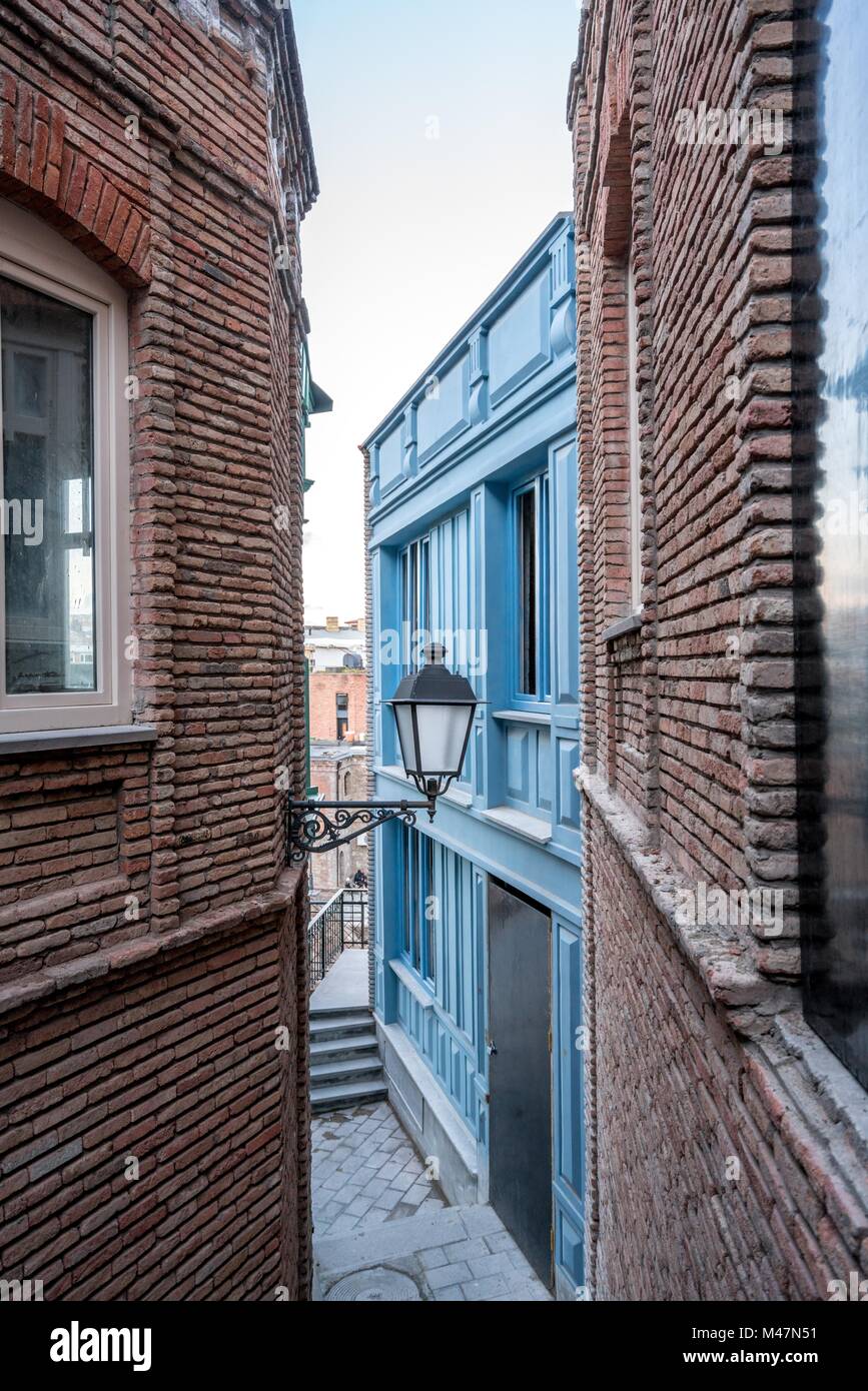 Lantern on brick building hi-res stock photography and images - Alamy