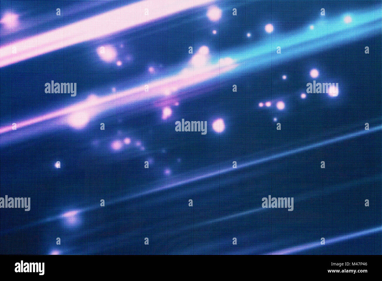 bright blue RGB LED screen background Stock Photo - Alamy