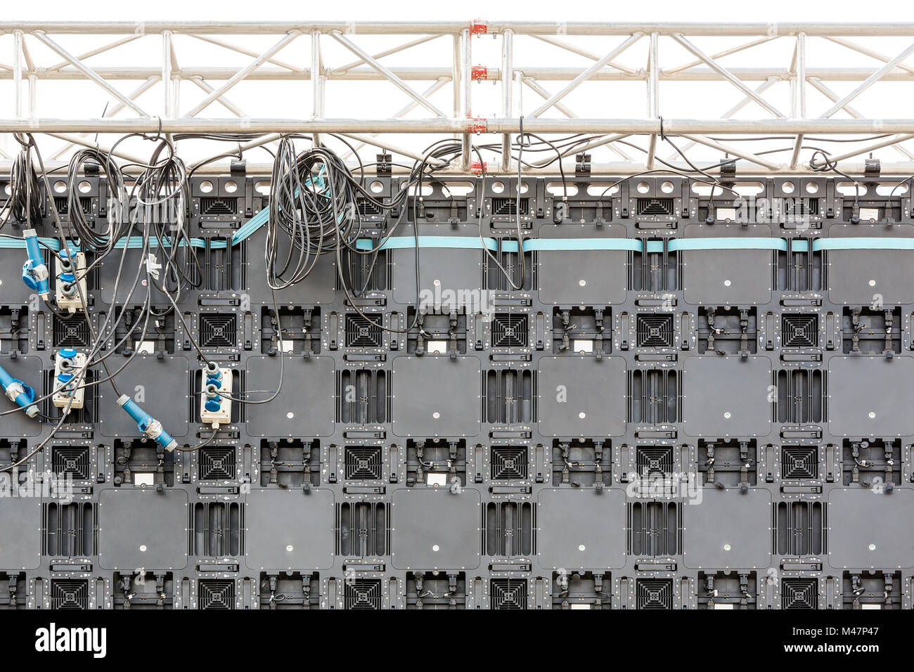 Concert stage rear view hi-res stock photography and images - Alamy