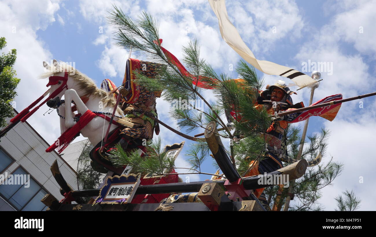 shot of ancient Japanese samurai shrine for festive celebration shot of ...