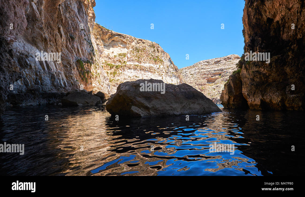 Inside blue grotto nature landmark hi-res stock photography and images ...