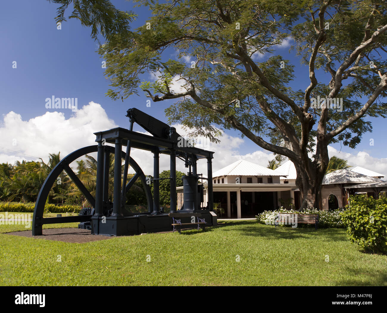 Old sugar cane factory - the museum on Mauritius Stock Photo - Alamy