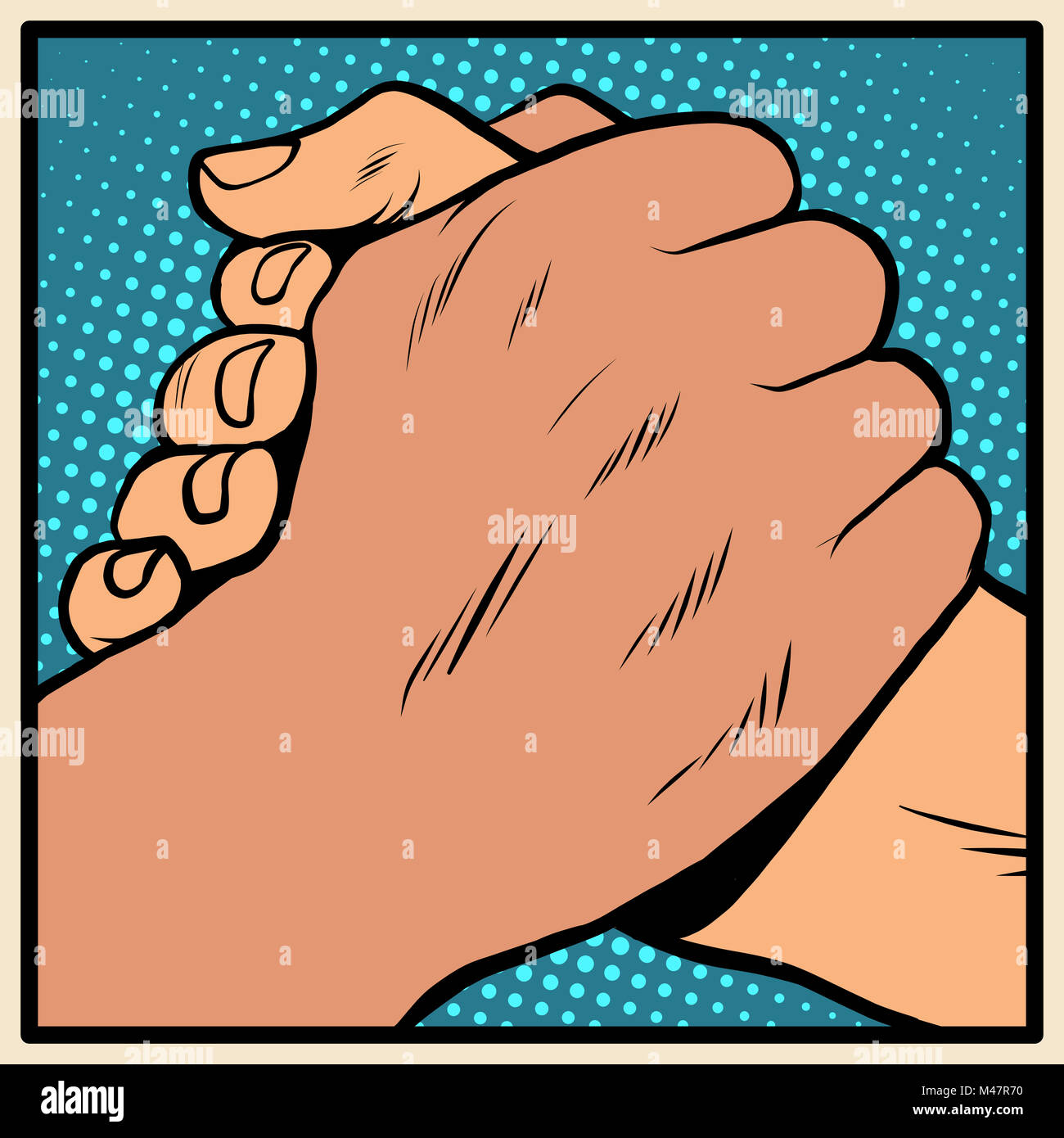 White black solidarity handshake stop racism Stock Photo - Alamy