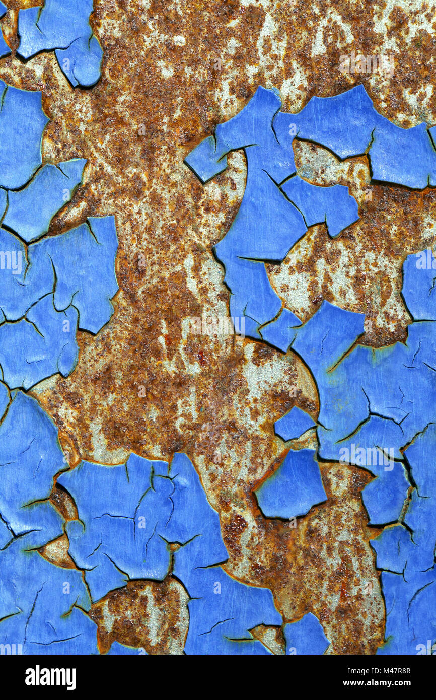 Rust and paint texture Stock Photo - Alamy