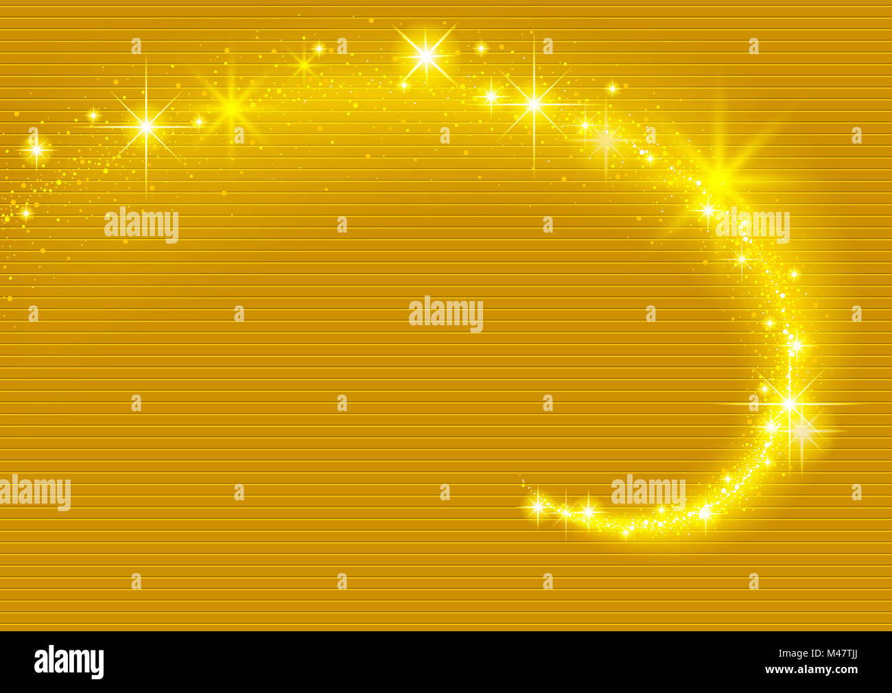 Gold sparkling stream effect hi-res stock photography and images - Alamy