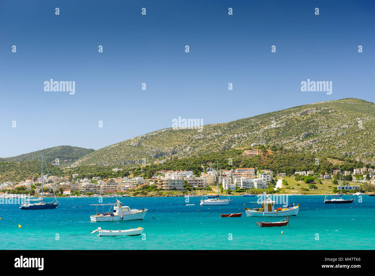 Porto rafti view greece hi-res stock photography and images - Alamy
