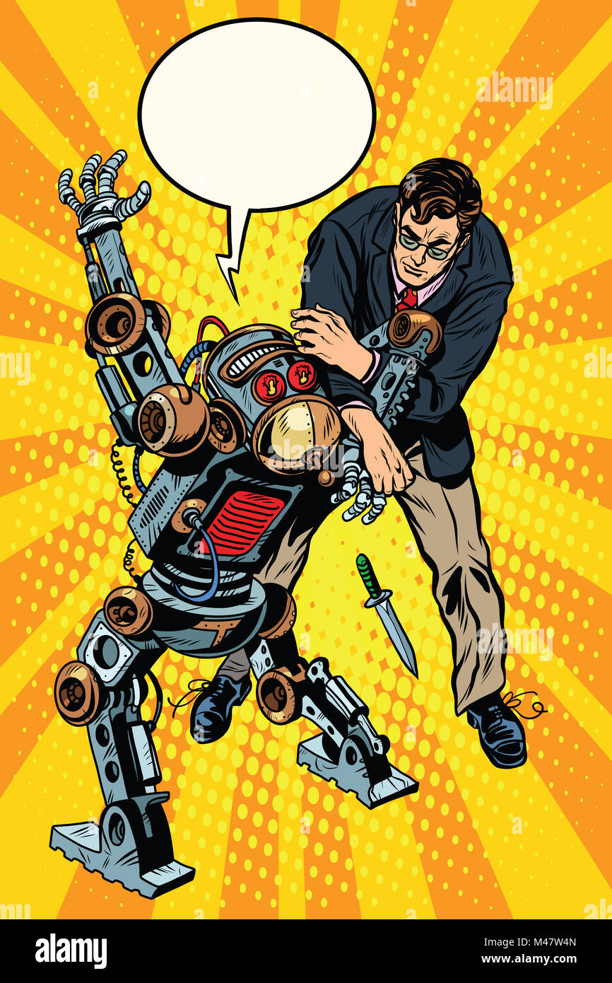 Crime fighting cartoon hi-res stock photography and images - Alamy