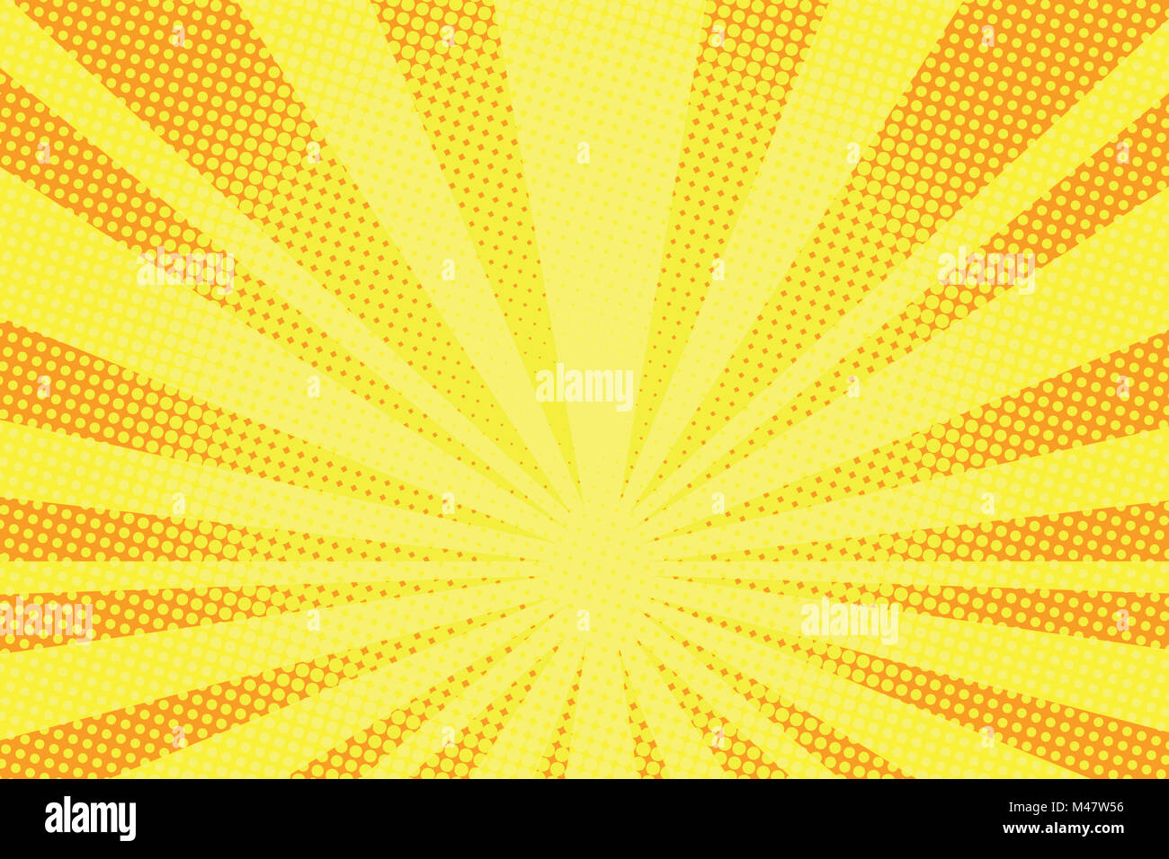 retro comic yellow background raster gradient halftone Stock Photo - Alamy