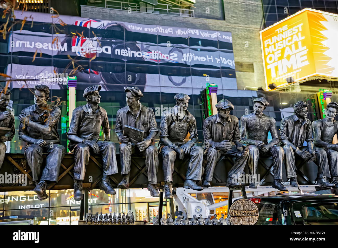 New York Iron Workers Stock Photo - Alamy