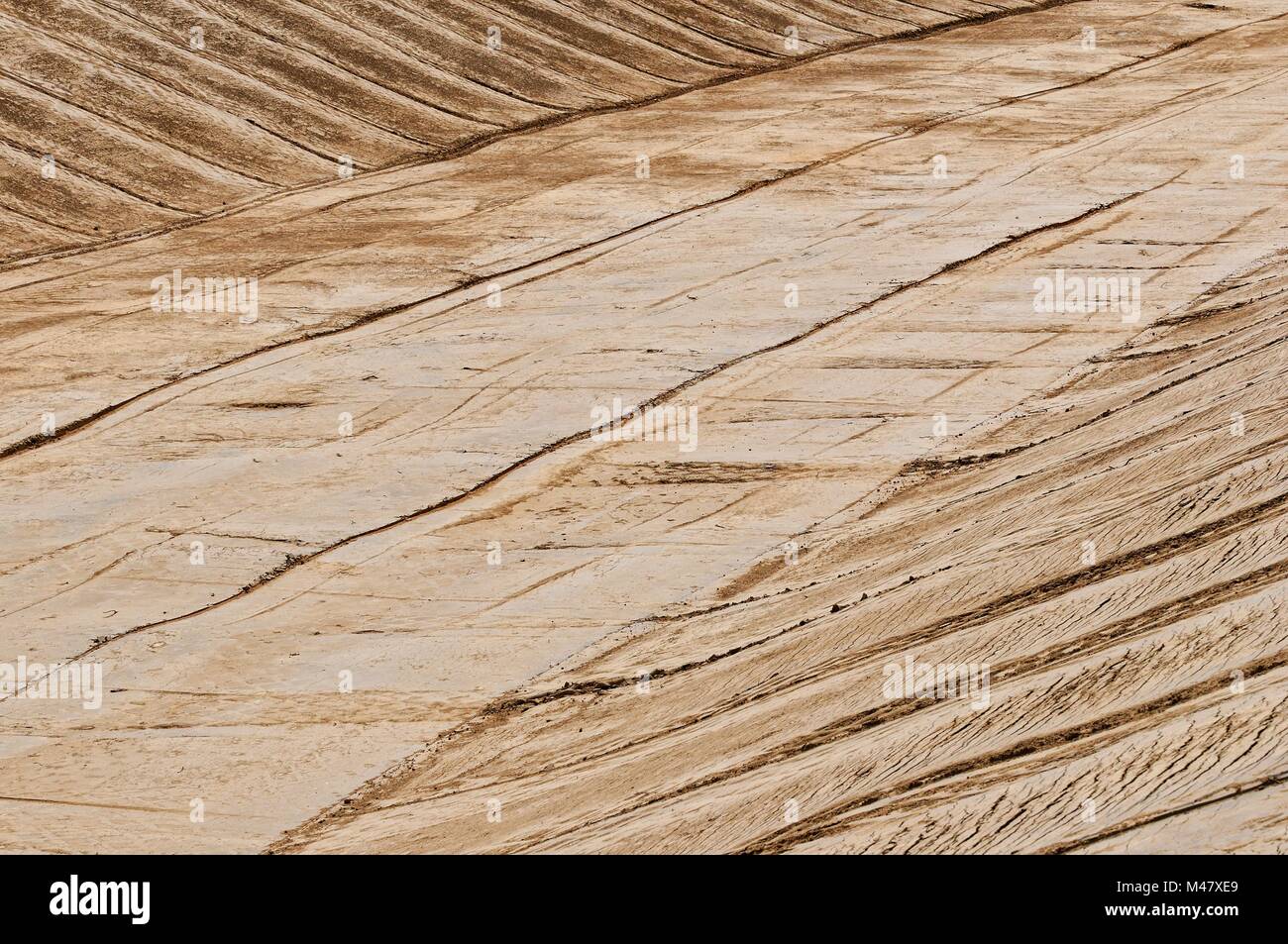 Compaction on loam for channel construction project Stock Photo - Alamy