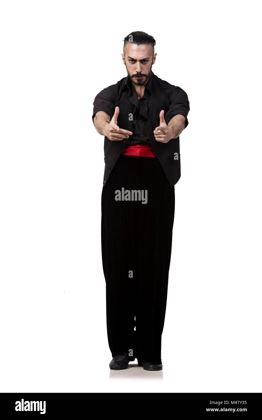 Male flamenco dancer man tradition Cut Out Stock Images & Pictures - Alamy
