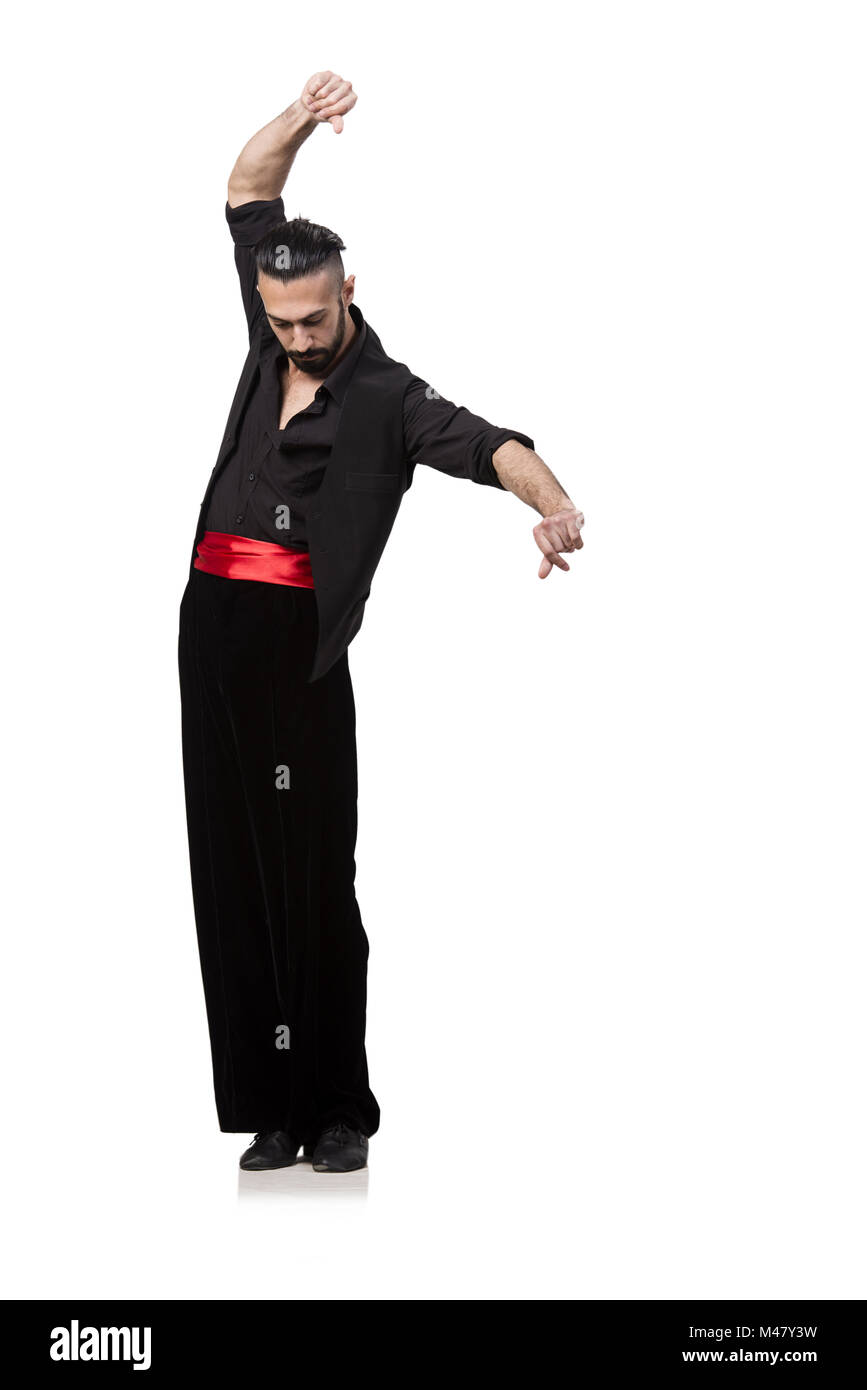 Male flamenco dancer man tradition Cut Out Stock Images & Pictures - Alamy