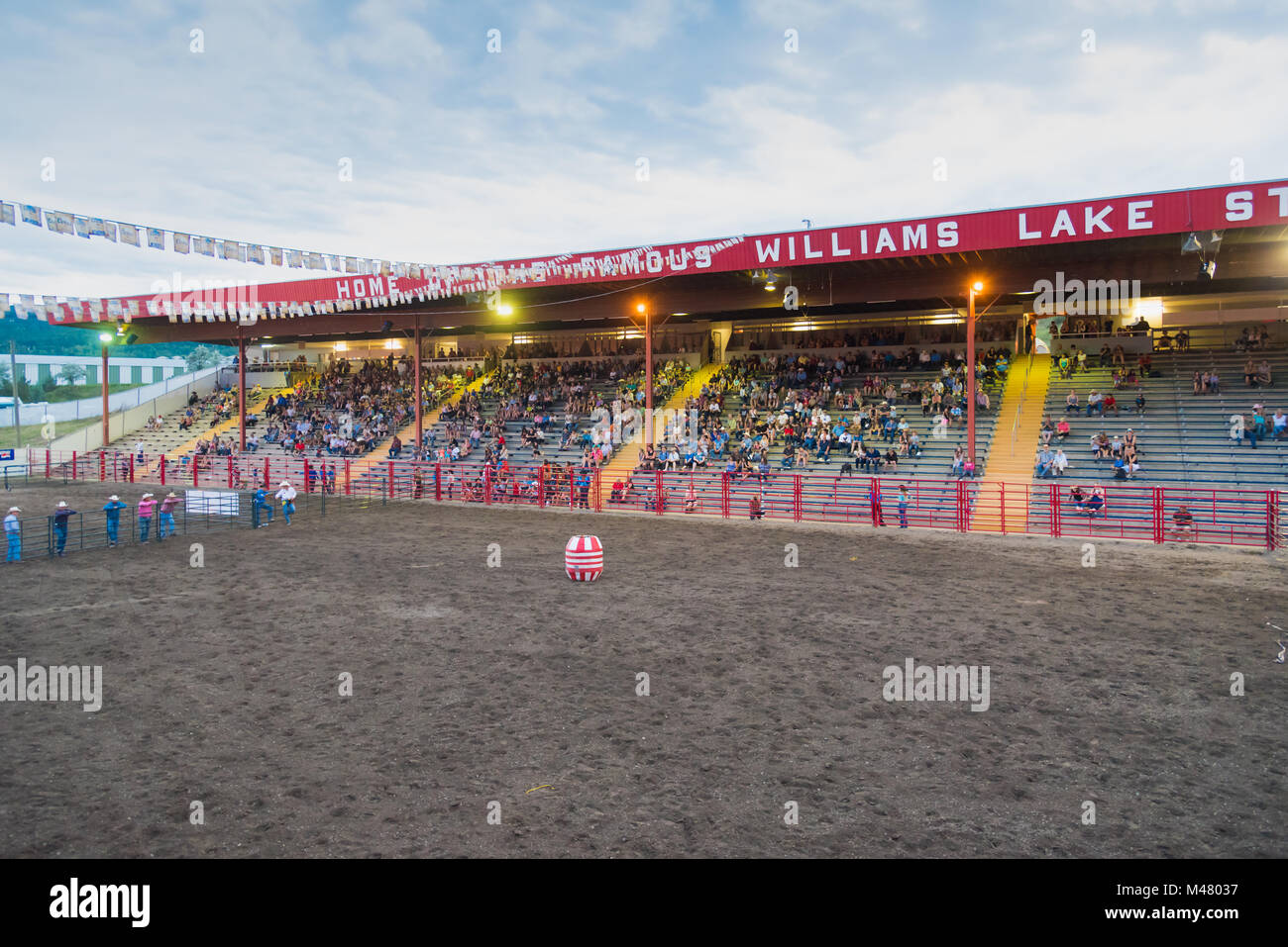 The Williams Lake Stampede Park arena and stands is home to one of the ...