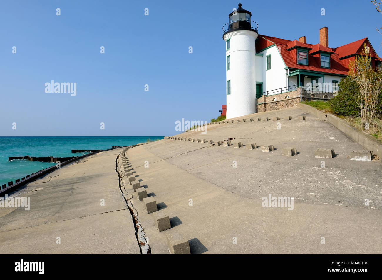 Point Betsie Lighthouse, built in 1858 Stock Photo - Alamy