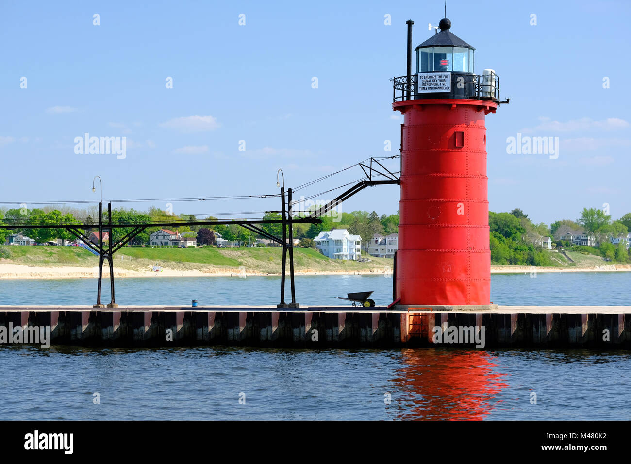 South Haven Lighthouse, built in 1903 Stock Photo - Alamy