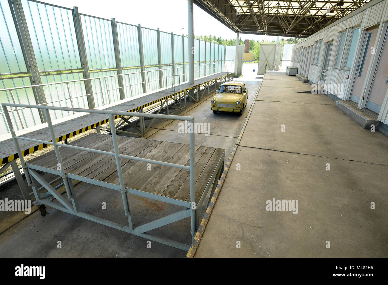 Border helmstedt trabant hi-res stock photography and images - Alamy