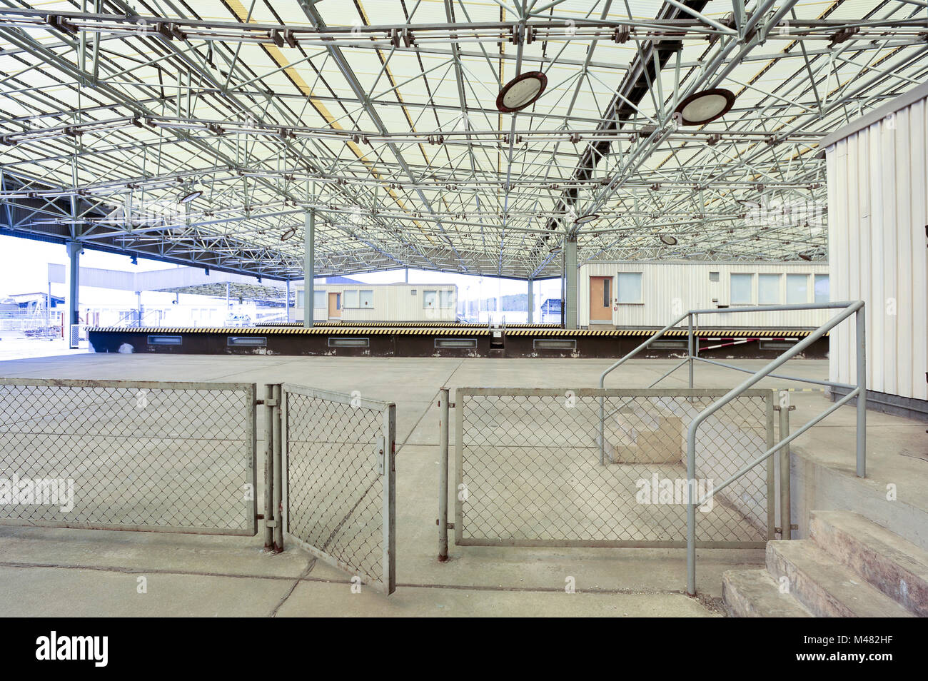 Passport control booth hi-res stock photography and images - Alamy