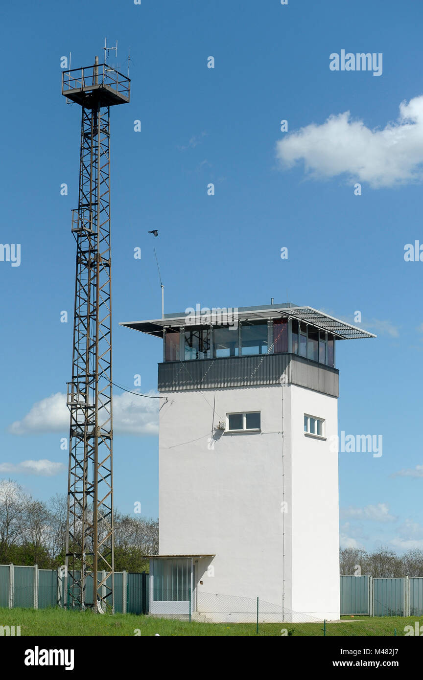 Command tower on former control point of Grenzubergangsstelle ...