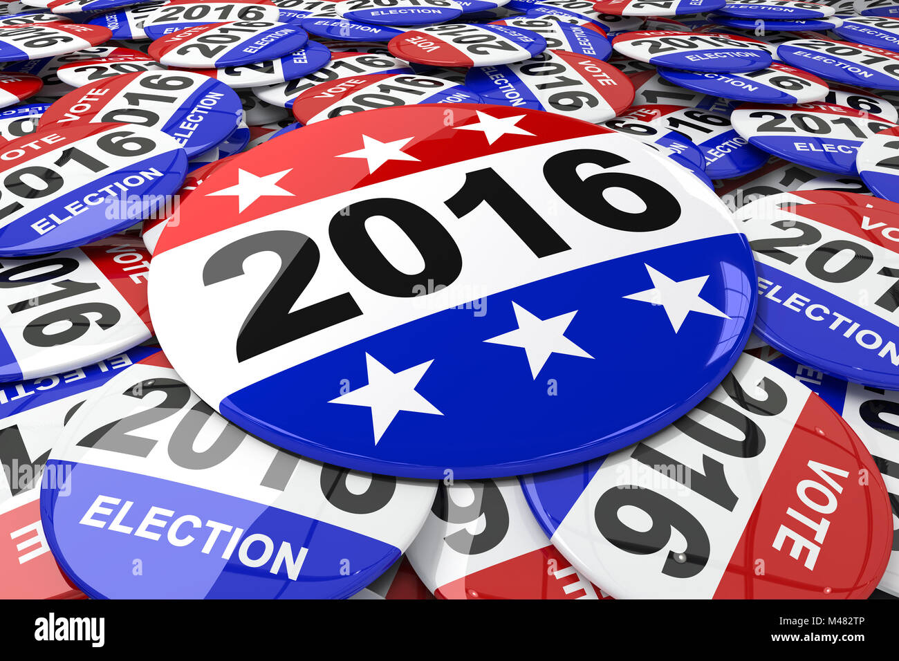 Composite image of vote button Stock Photo - Alamy