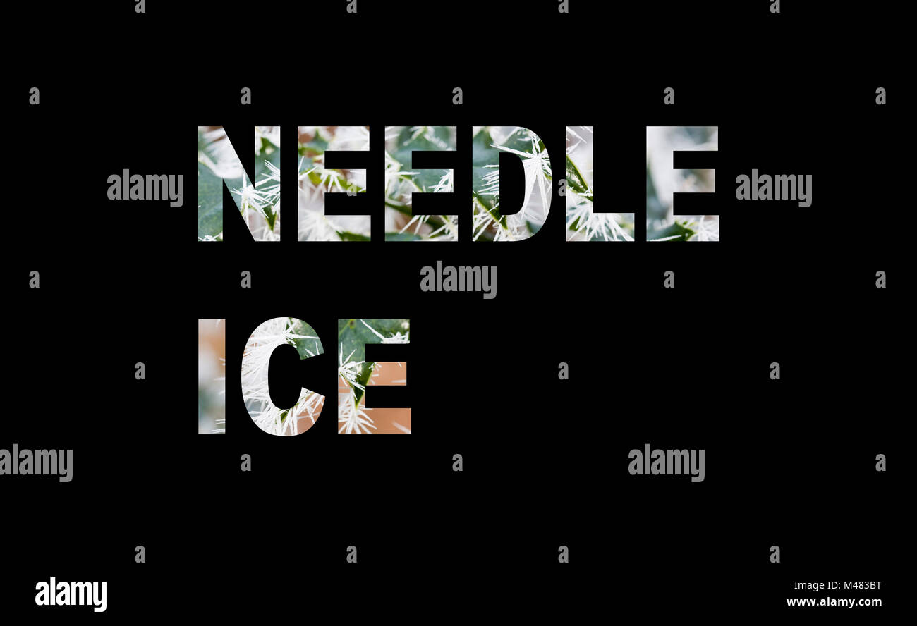 Ice word cut hi-res stock photography and images - Alamy