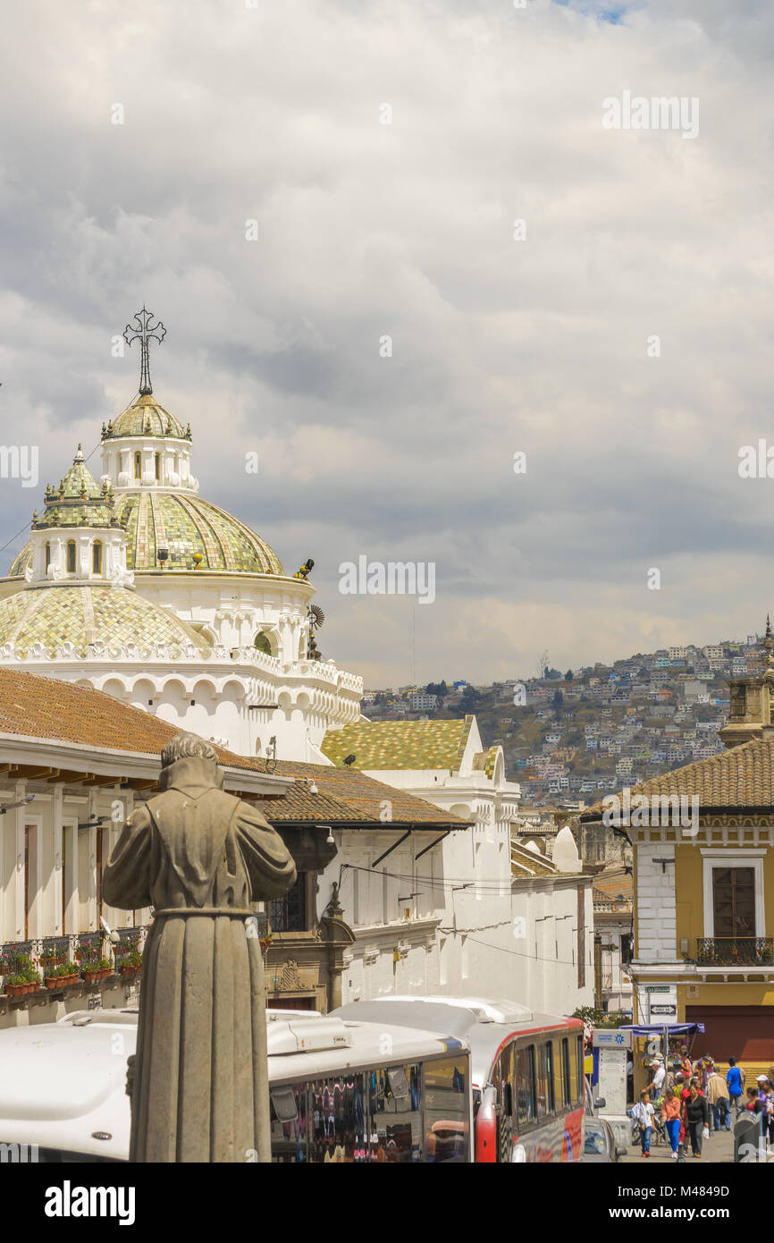 The metropolitan cathedral of quito hi-res stock photography and images ...