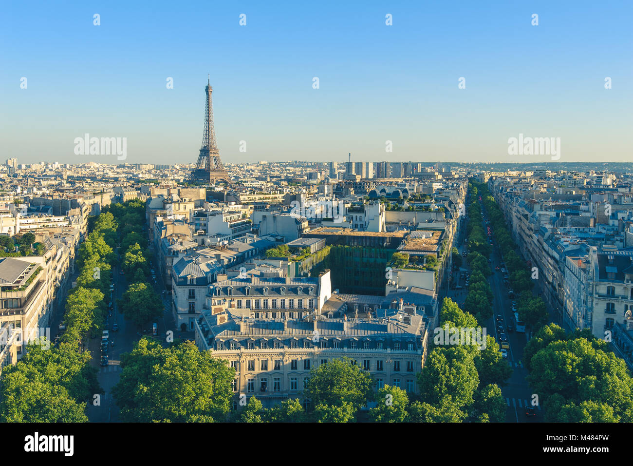Cityscape eiffel tower hi-res stock photography and images - Alamy