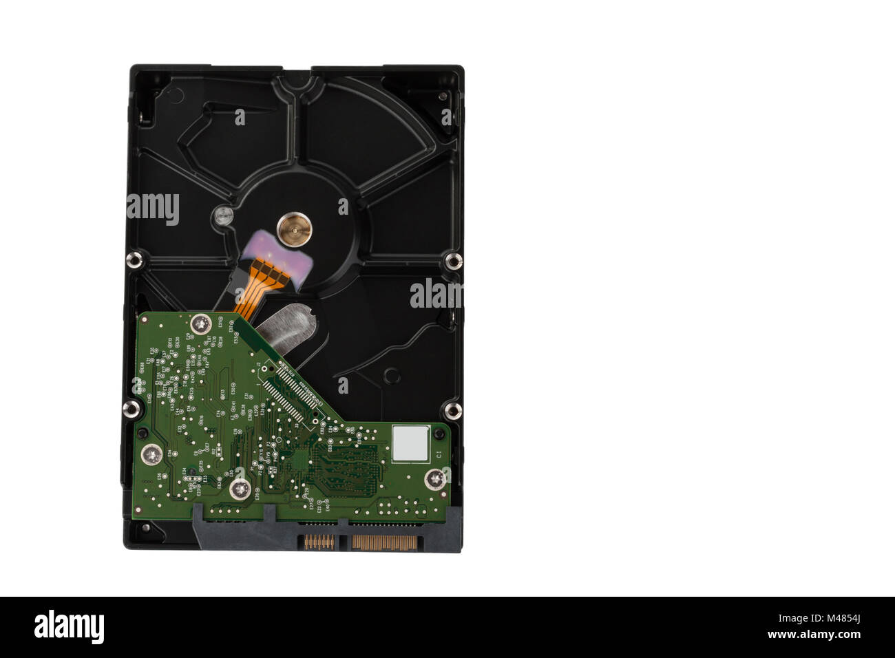 Internal Desktop Hard Drive isolated on white background Stock Photo ...