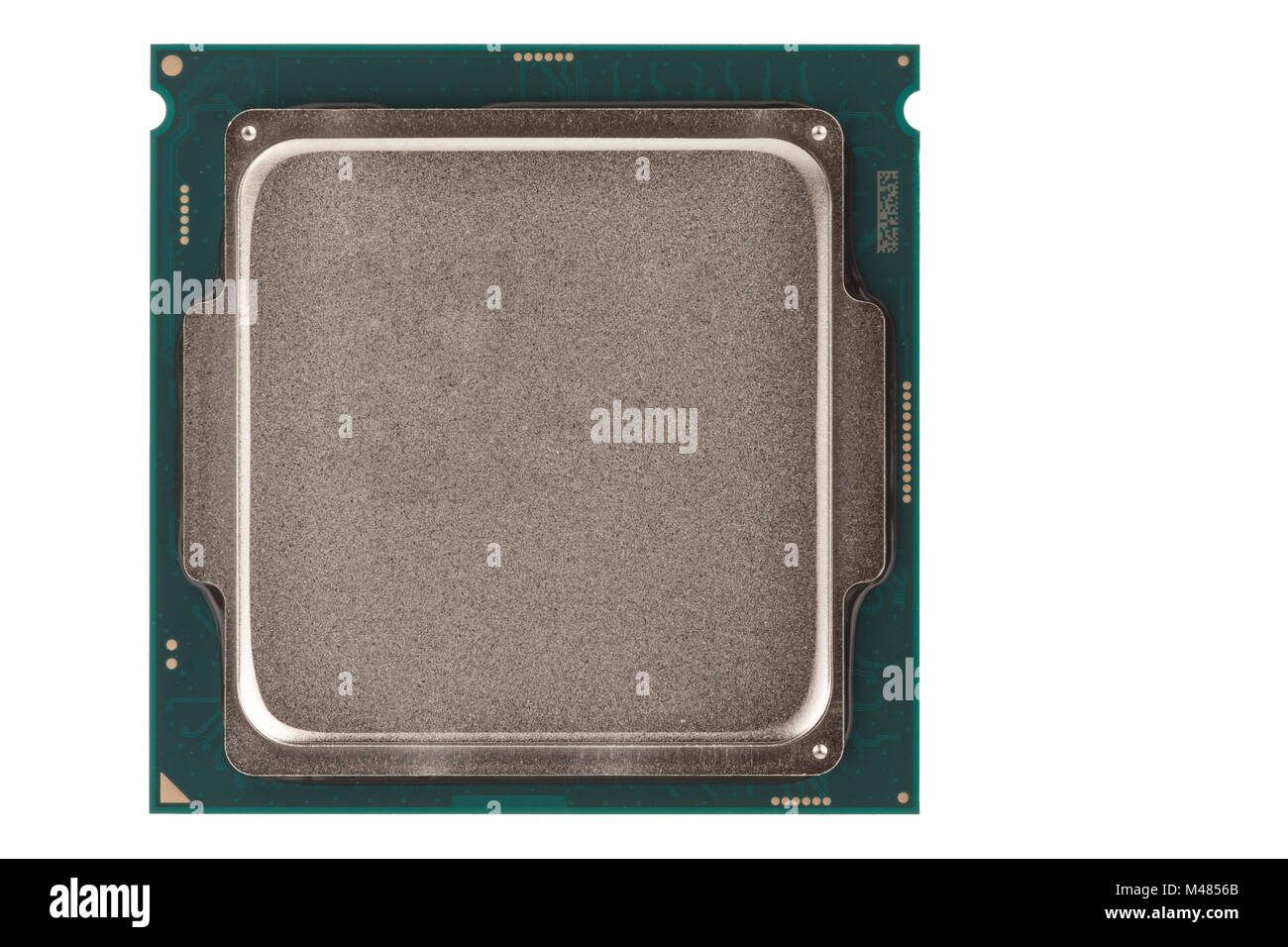 Processor for office PC, isolated on white background Stock Photo - Alamy