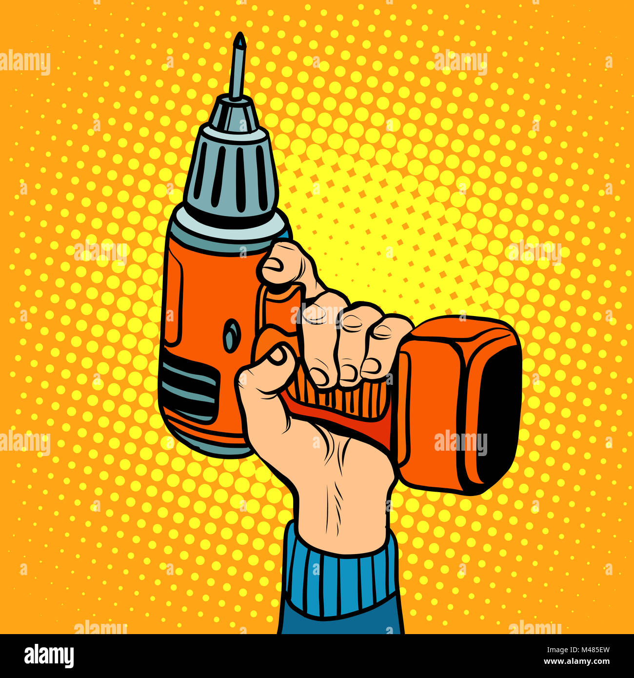 Electric hand drill hi-res stock photography and images - Alamy