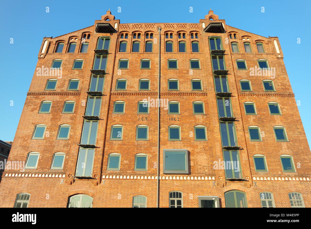 Port store in Wismar Stock Photo - Alamy