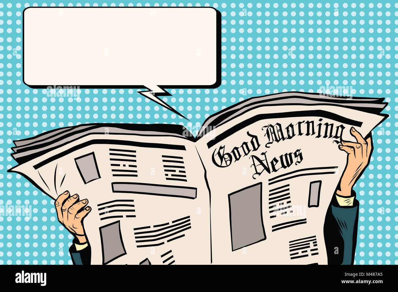 Press newspaper read news Stock Photo - Alamy