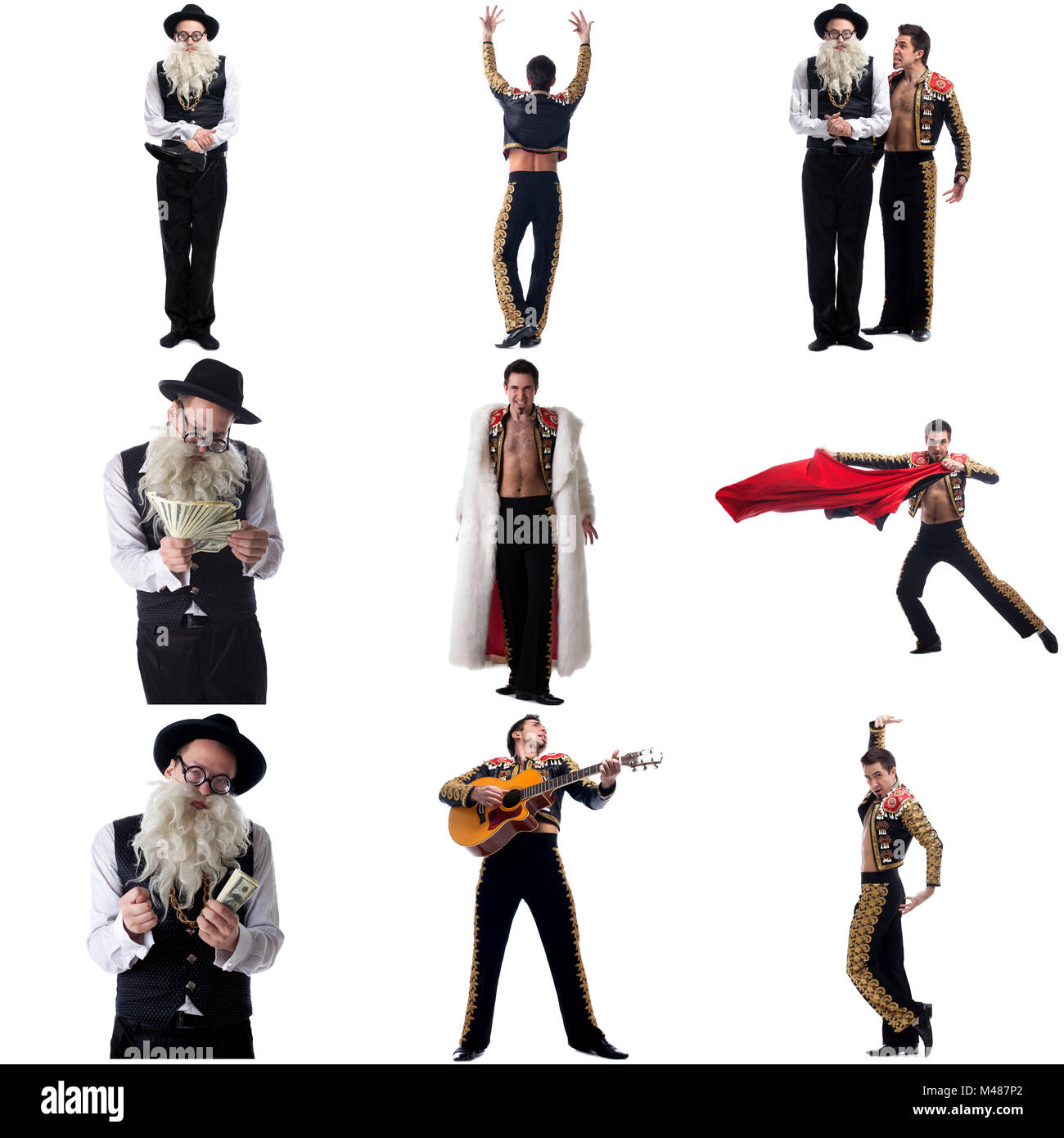 Rich costumes Cut Out Stock Images & Pictures - Alamy