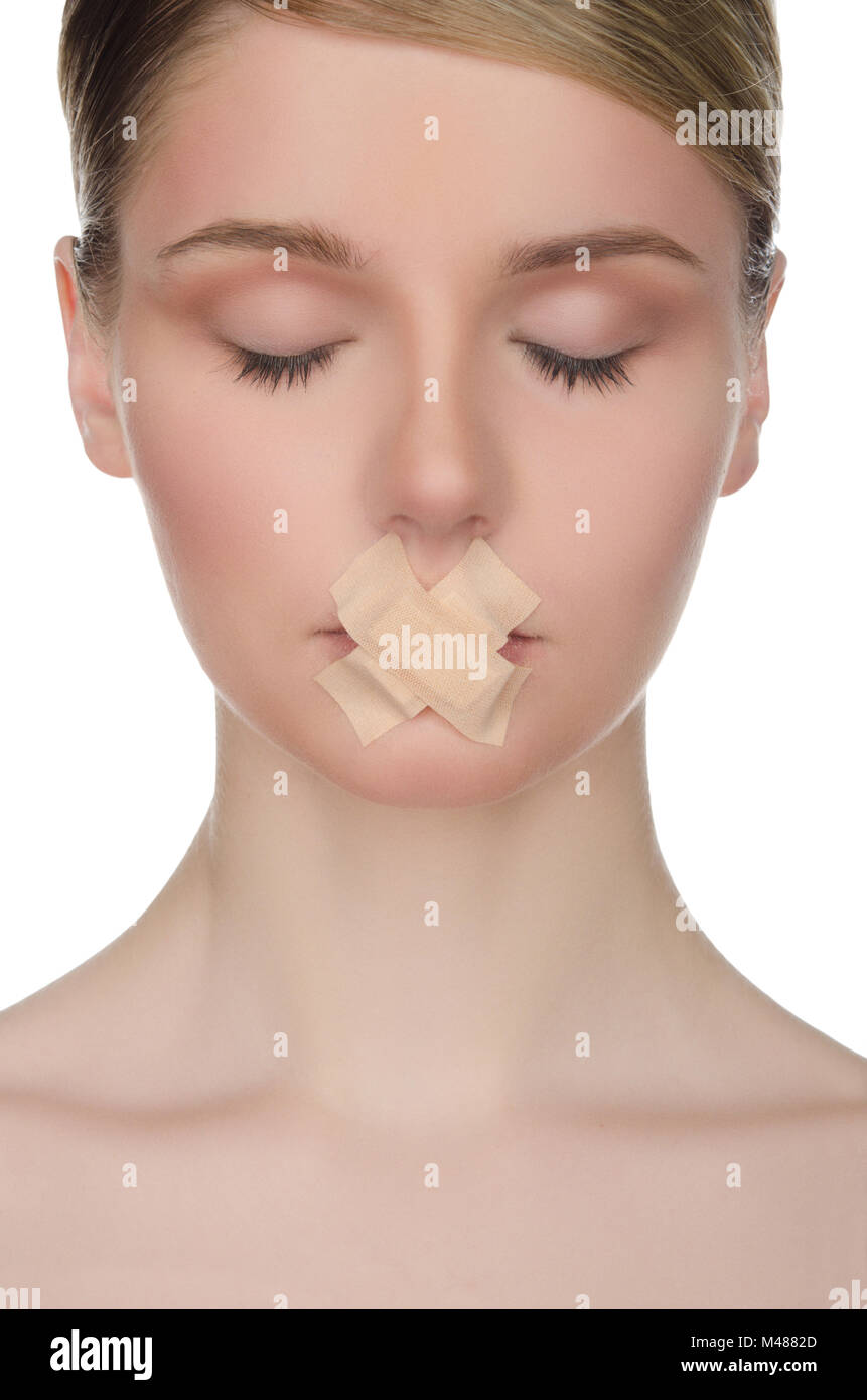 Face and lips hi-res stock photography and images - Alamy