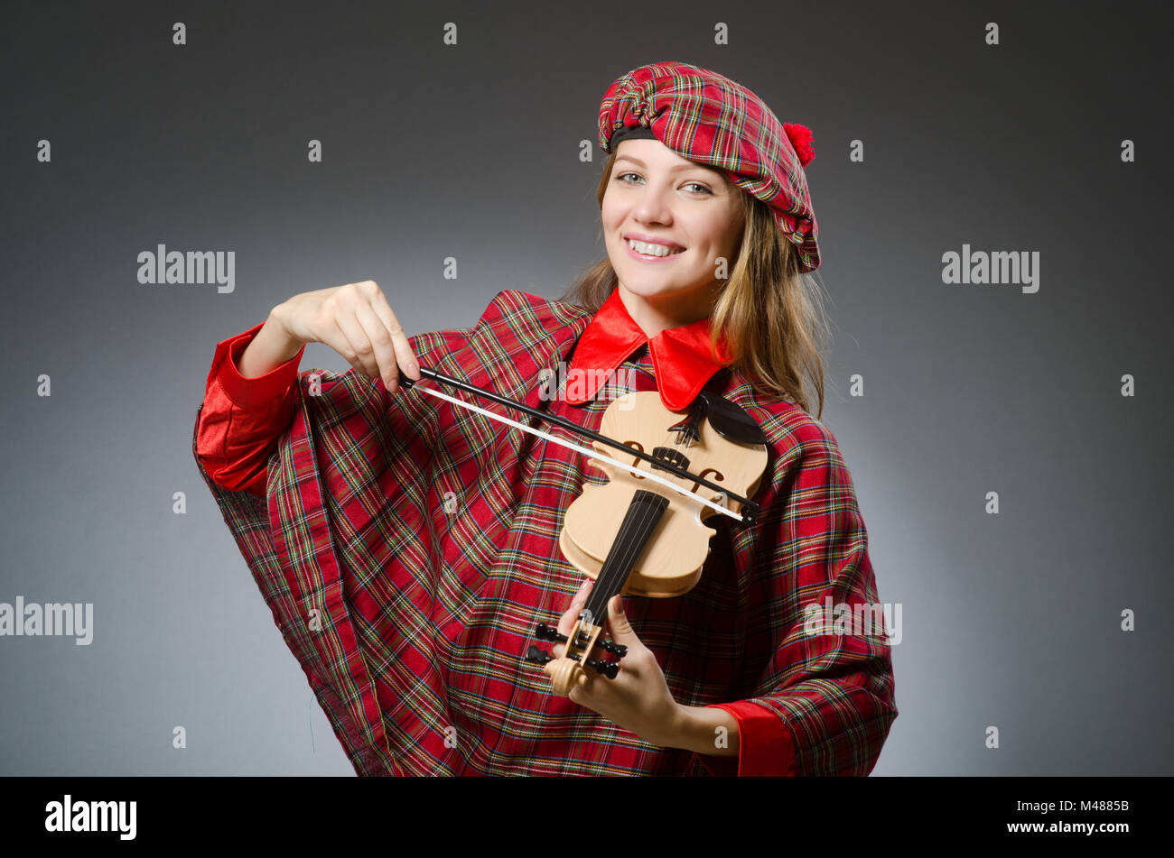 Musical Violin Irish Fiddler Celtic High Resolution Stock Photography ...