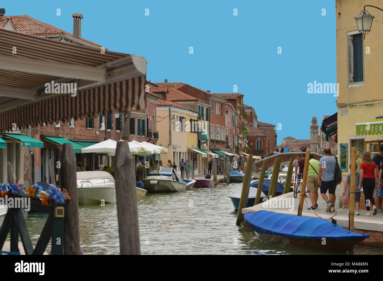 Colorful life of Venice, Italy living in history Stock Photo - Alamy