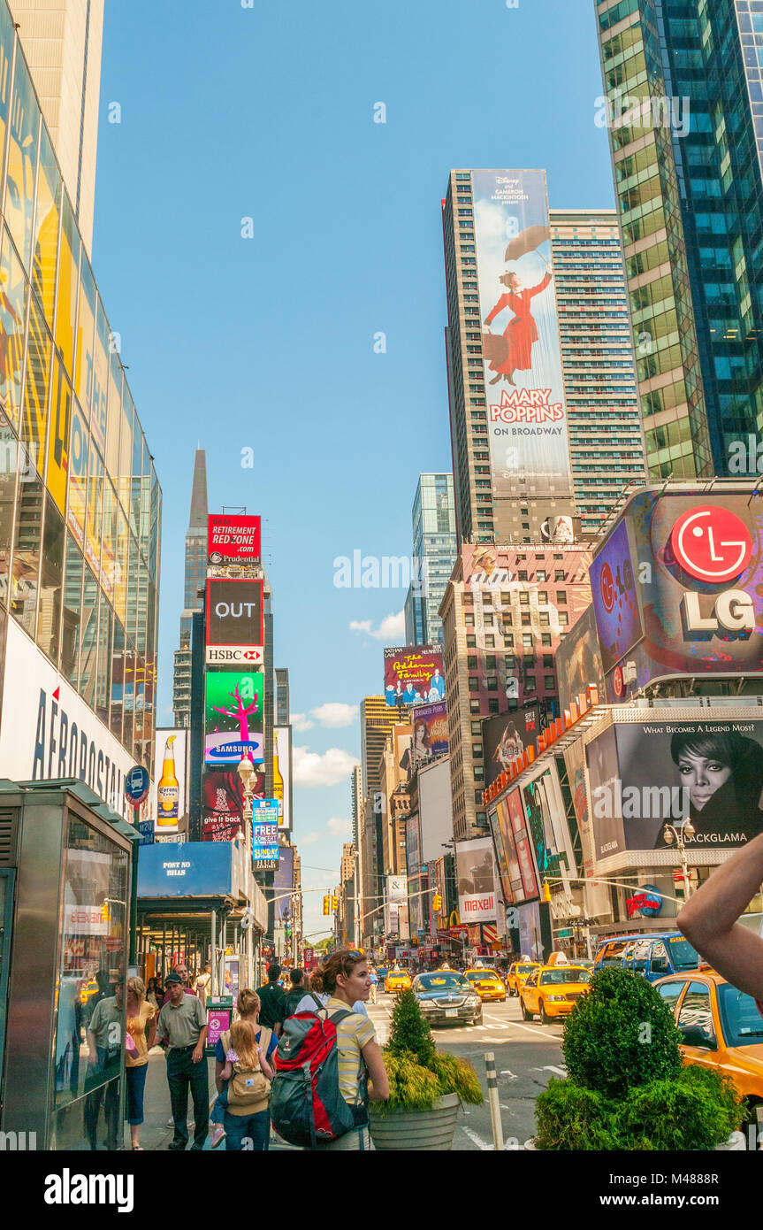 New York - SEPTEMBER 5, 2010: Times Square on September 5 in New Stock ...