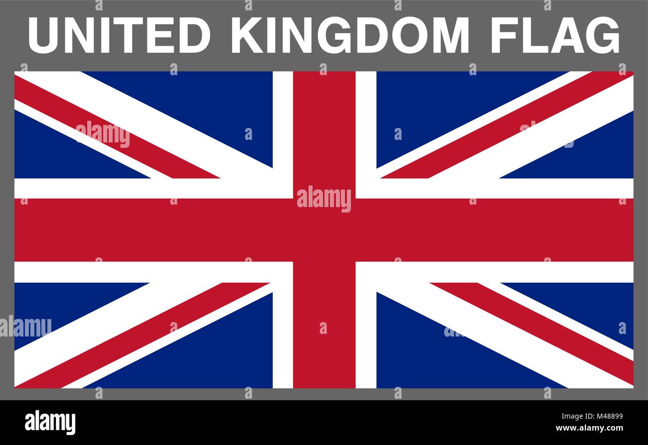 real united kingdom england flag vector eps10 Stock Vector Image & Art ...