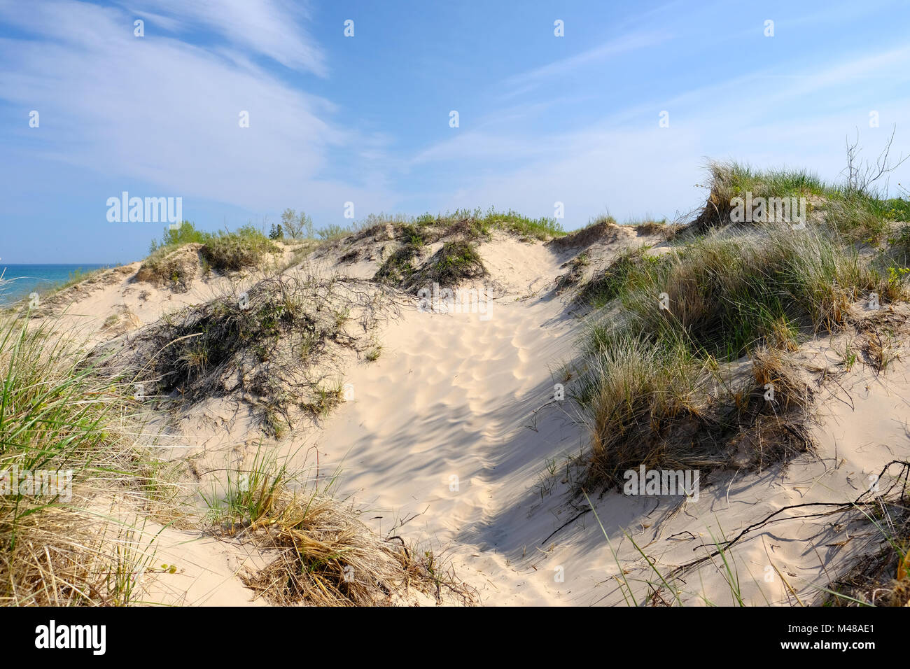 Little Sable Point Dunes Stock Photo - Alamy