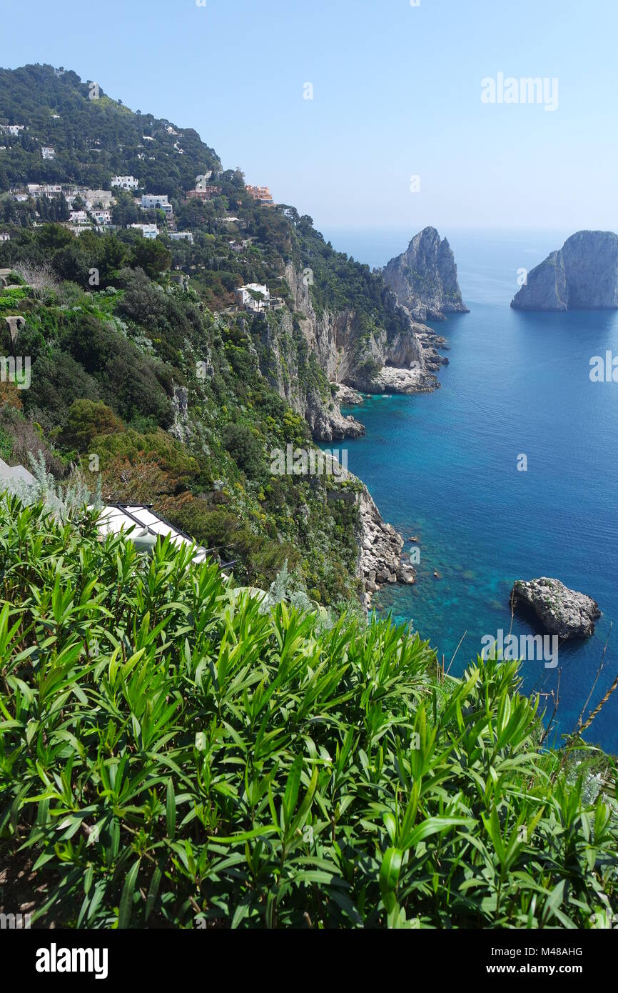 Capri landscape hi-res stock photography and images - Alamy