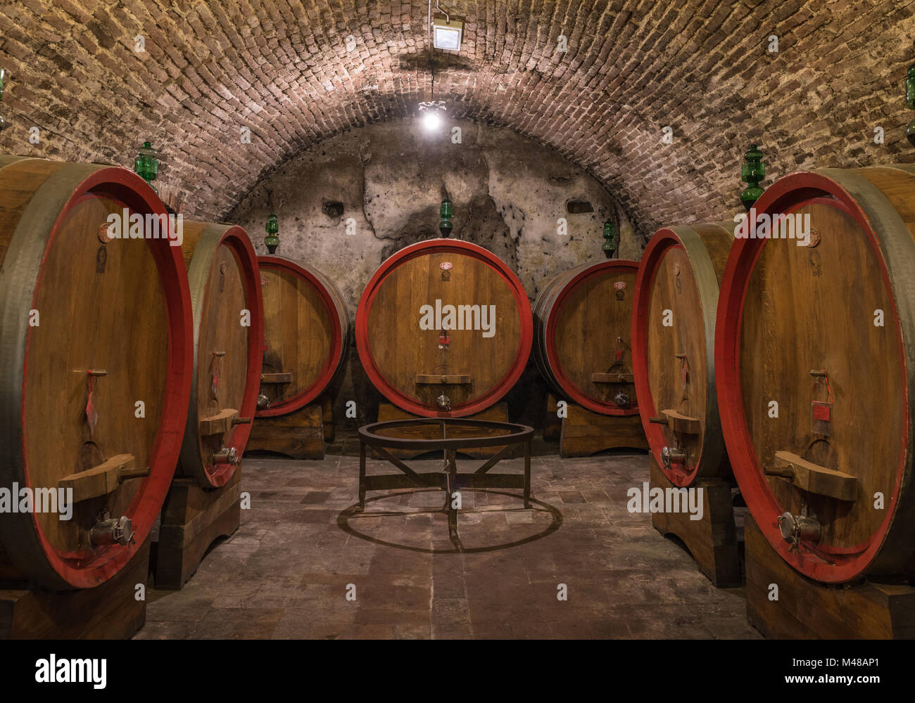 Traditional Wine Oak Barrels High Resolution Stock Photography and ...