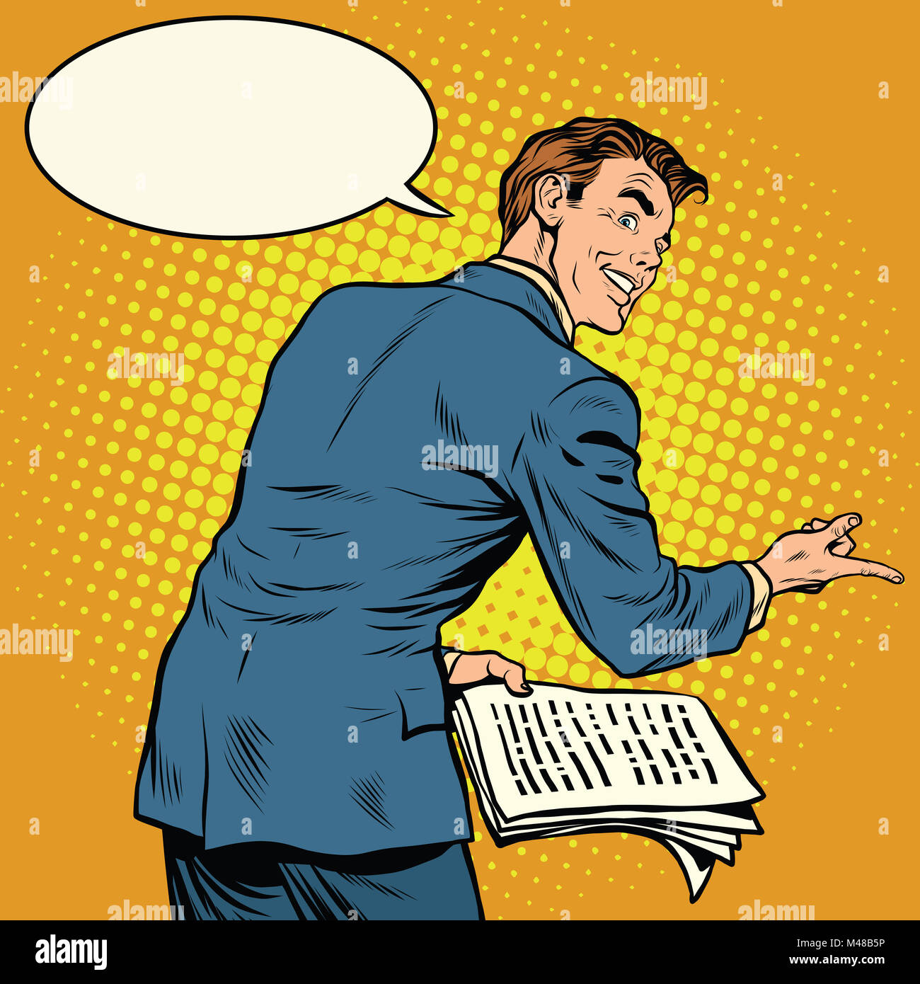 Audience public speaker cartoon hi-res stock photography and images - Alamy