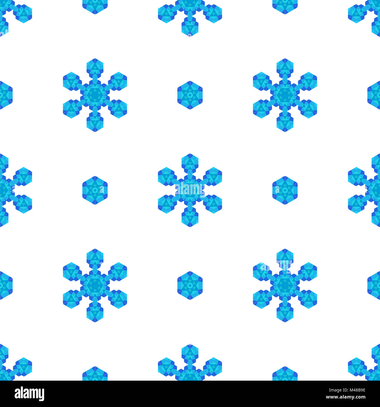Seamless Blue Snowflake Pattern Stock Photo - Alamy Seamless Blue Snowflake Pattern Stock Photo - Alamy