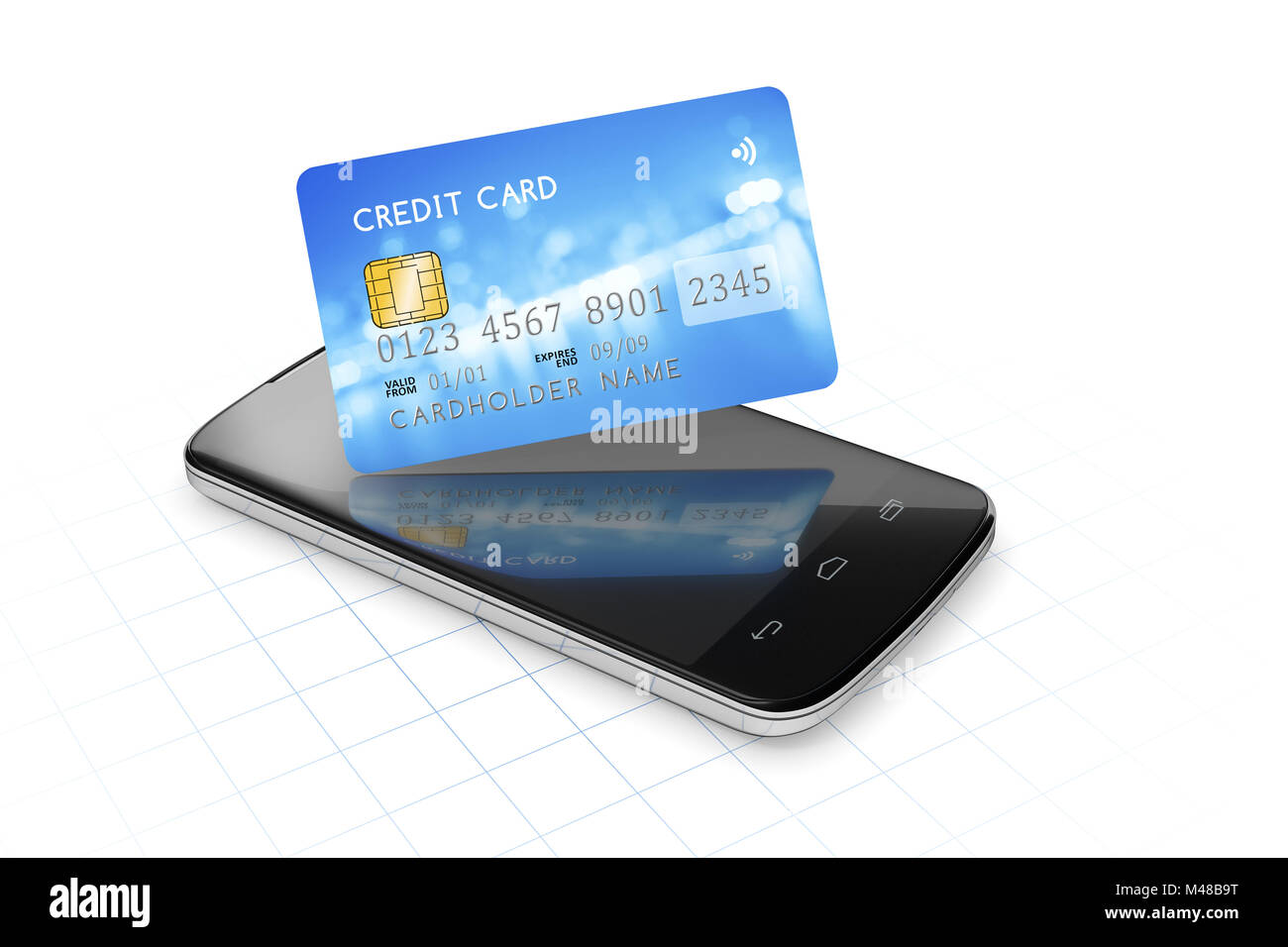 Credit card payment shopping mobile hi-res stock photography and images ...