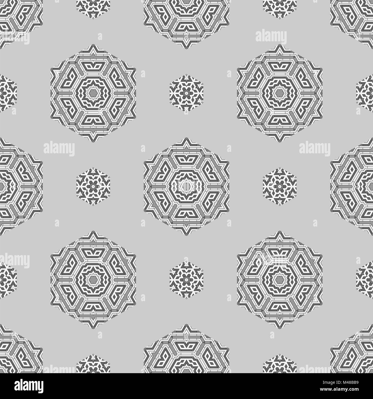 Seamless grey pattern hi-res stock photography and images - Alamy